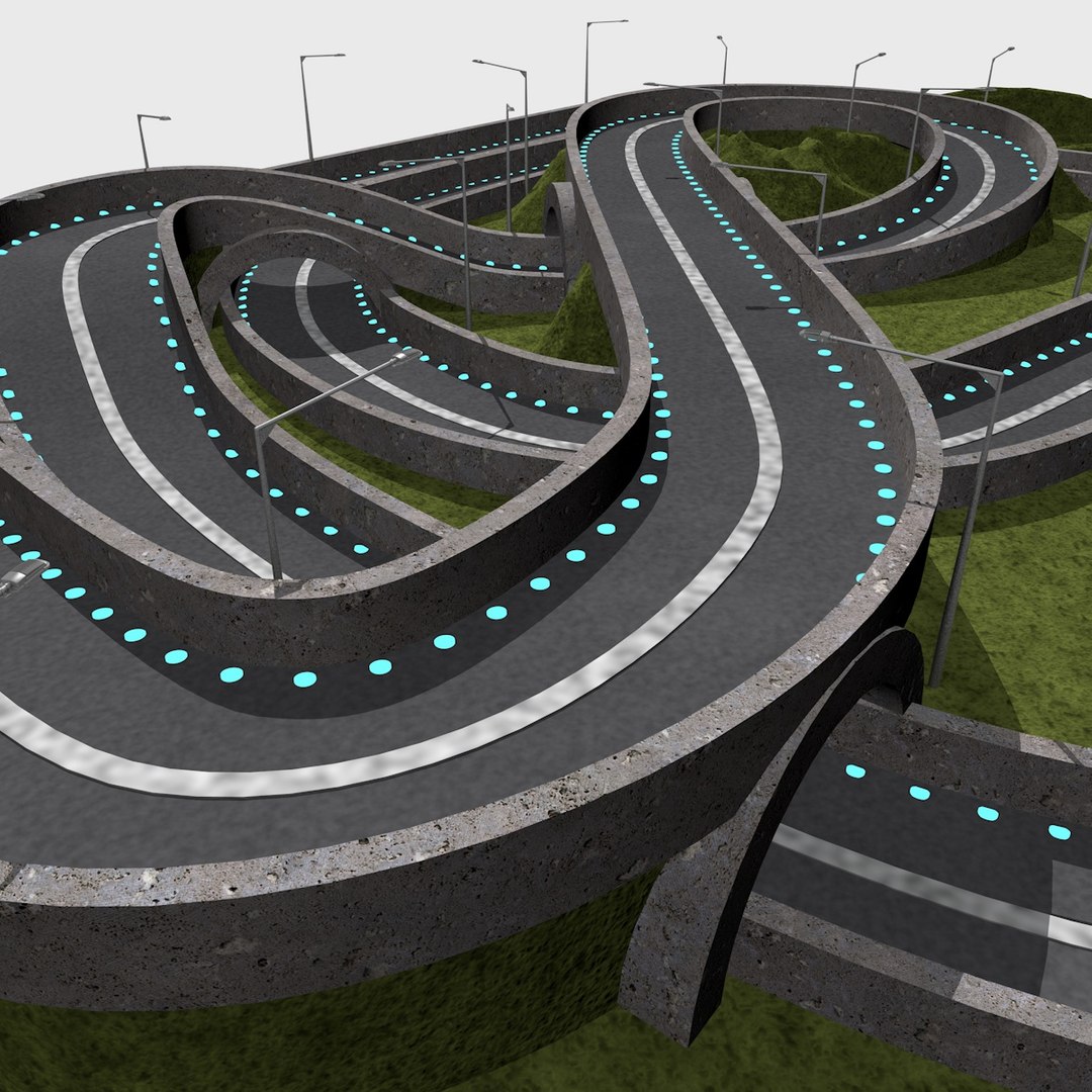 Racetrack Street Lights 3D Model - TurboSquid 1409137