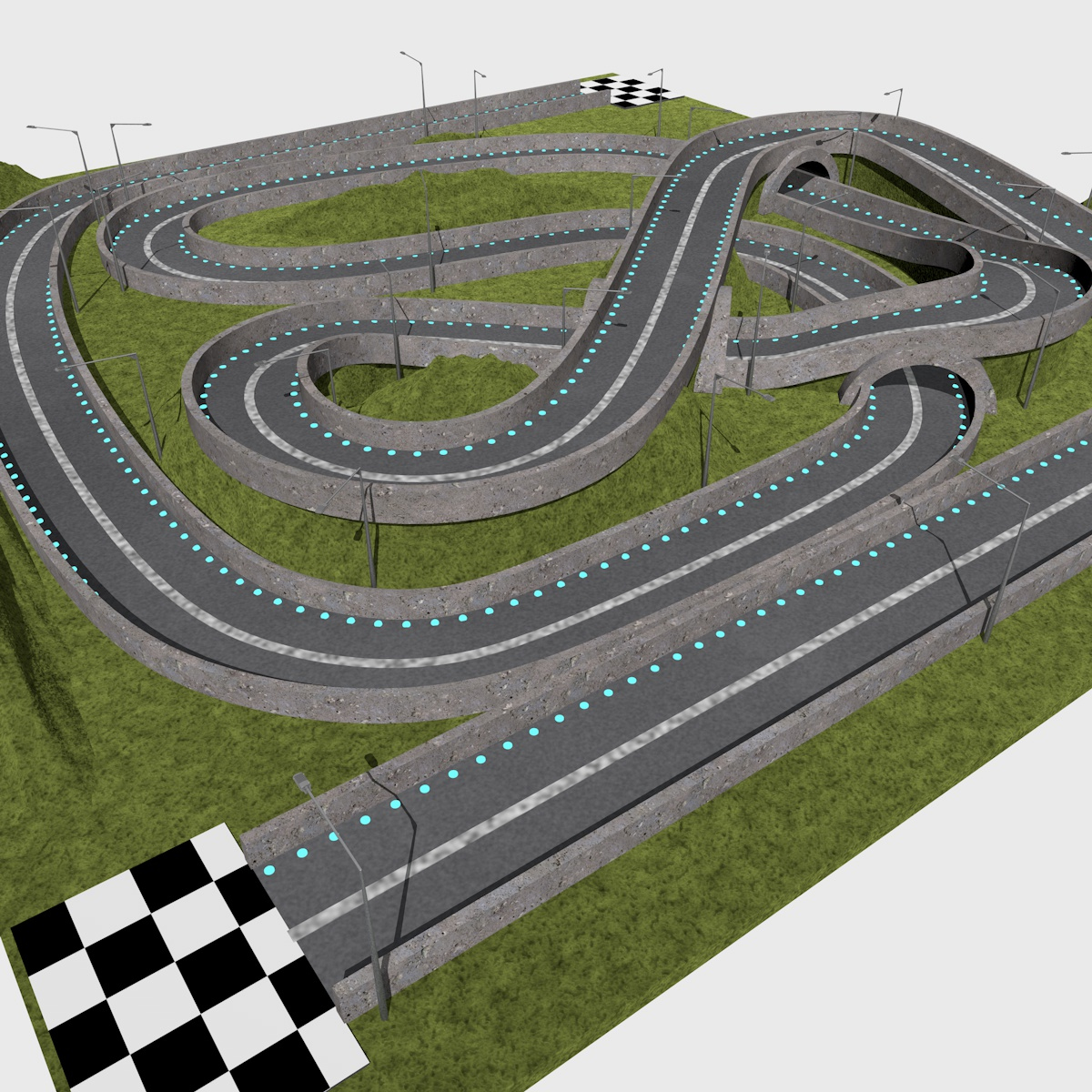 modelo 3d Pista - TurboSquid 1409137