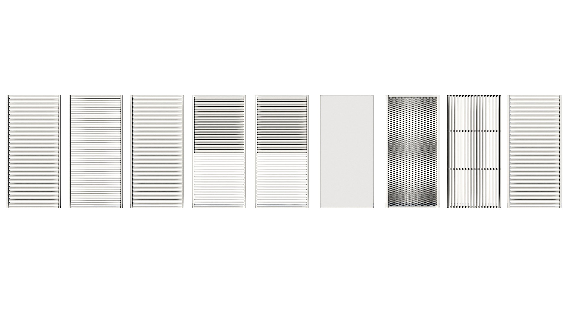 3D Renson LOGGIA Sliding Panels Model - TurboSquid 1795236