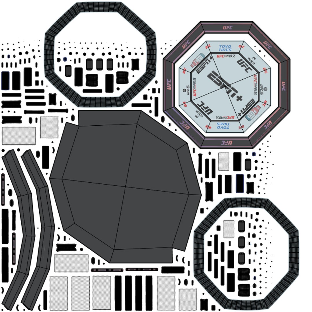 Fighting Octagon - 3D Model Model - TurboSquid 2379137
