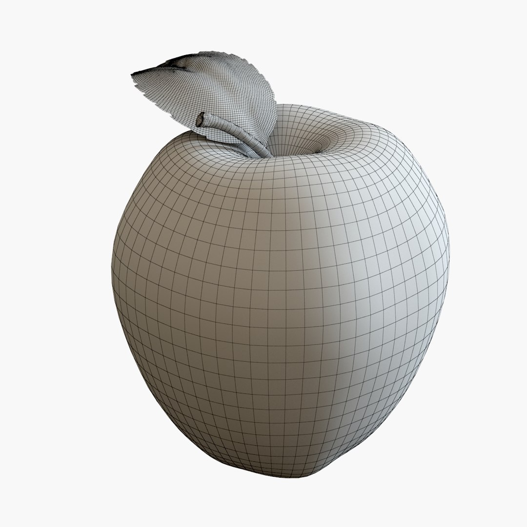apple red 3d model