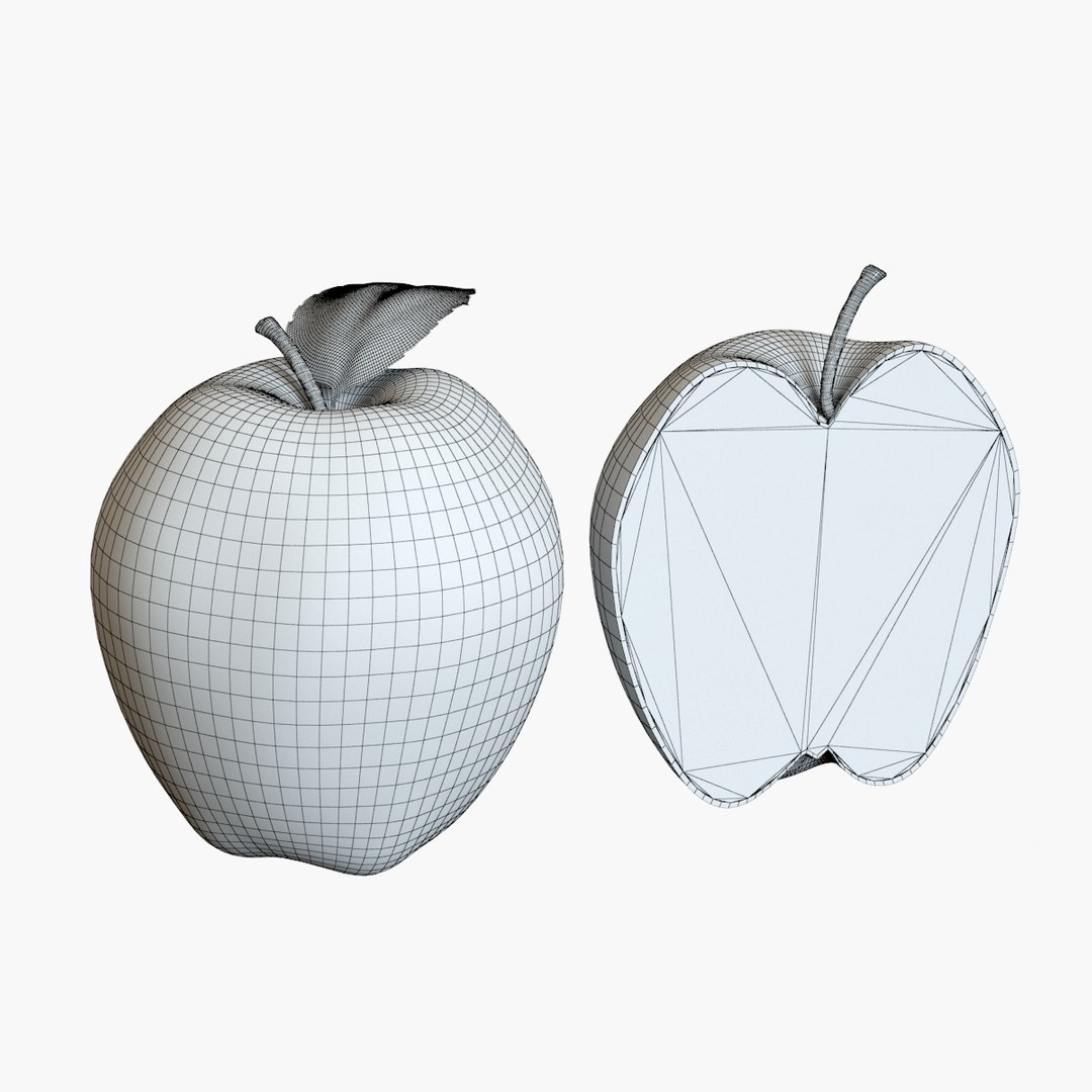 apple red 3d model
