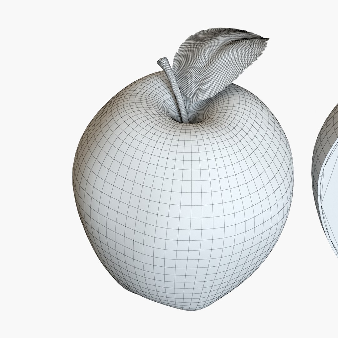 apple red 3d model