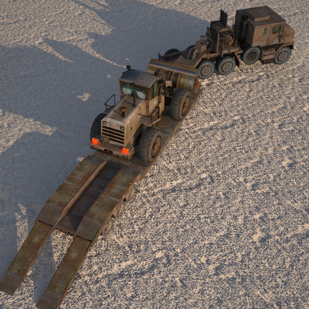 Military Loader Excavator Truck Max