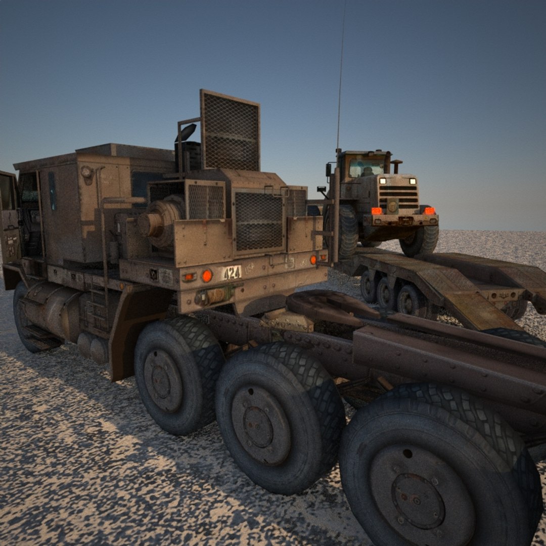 Military Loader Excavator Truck Max