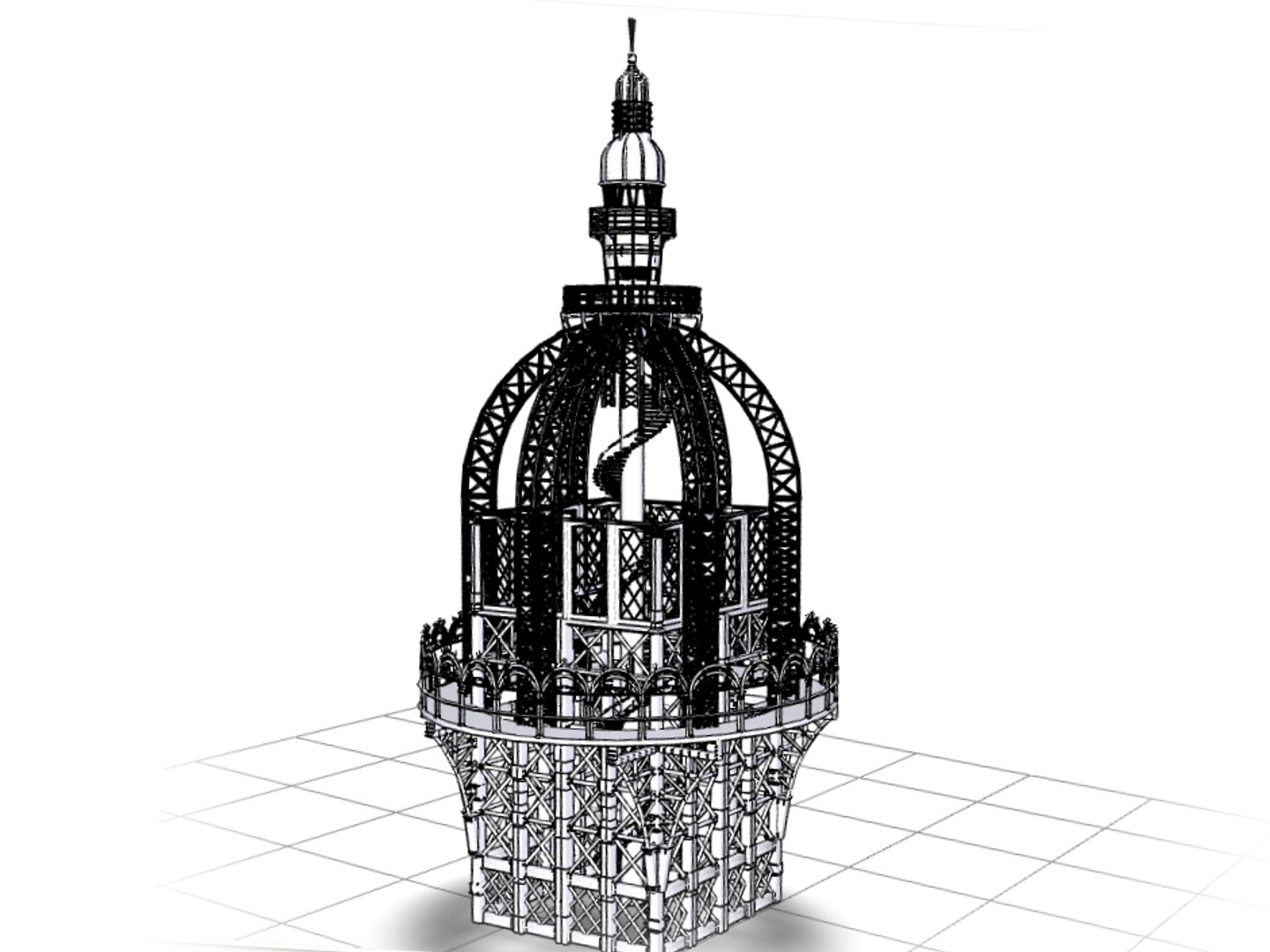 3d Obj Eiffel Tower