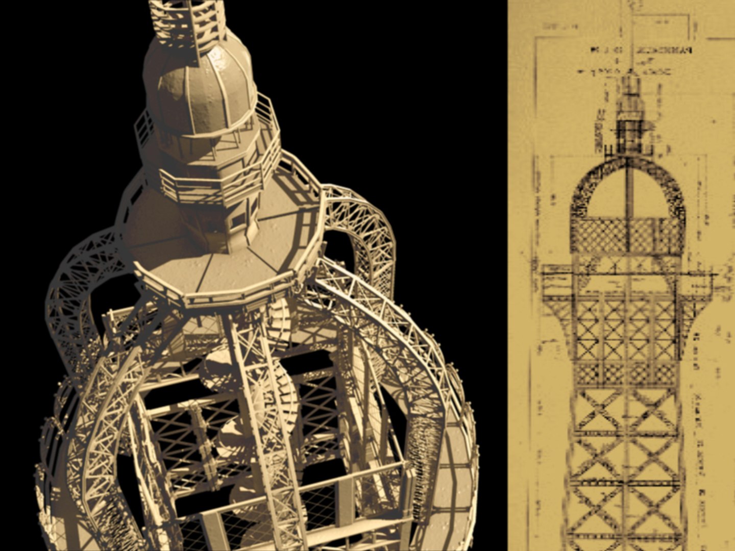 3d Obj Eiffel Tower