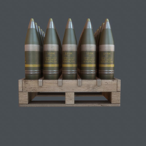 3dsmax artillery shells