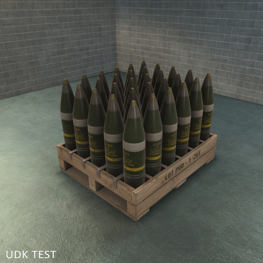 3dsmax artillery shells