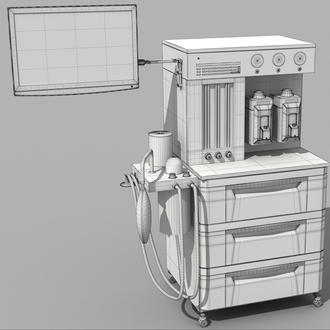 3d Model Anesthesia Machine
