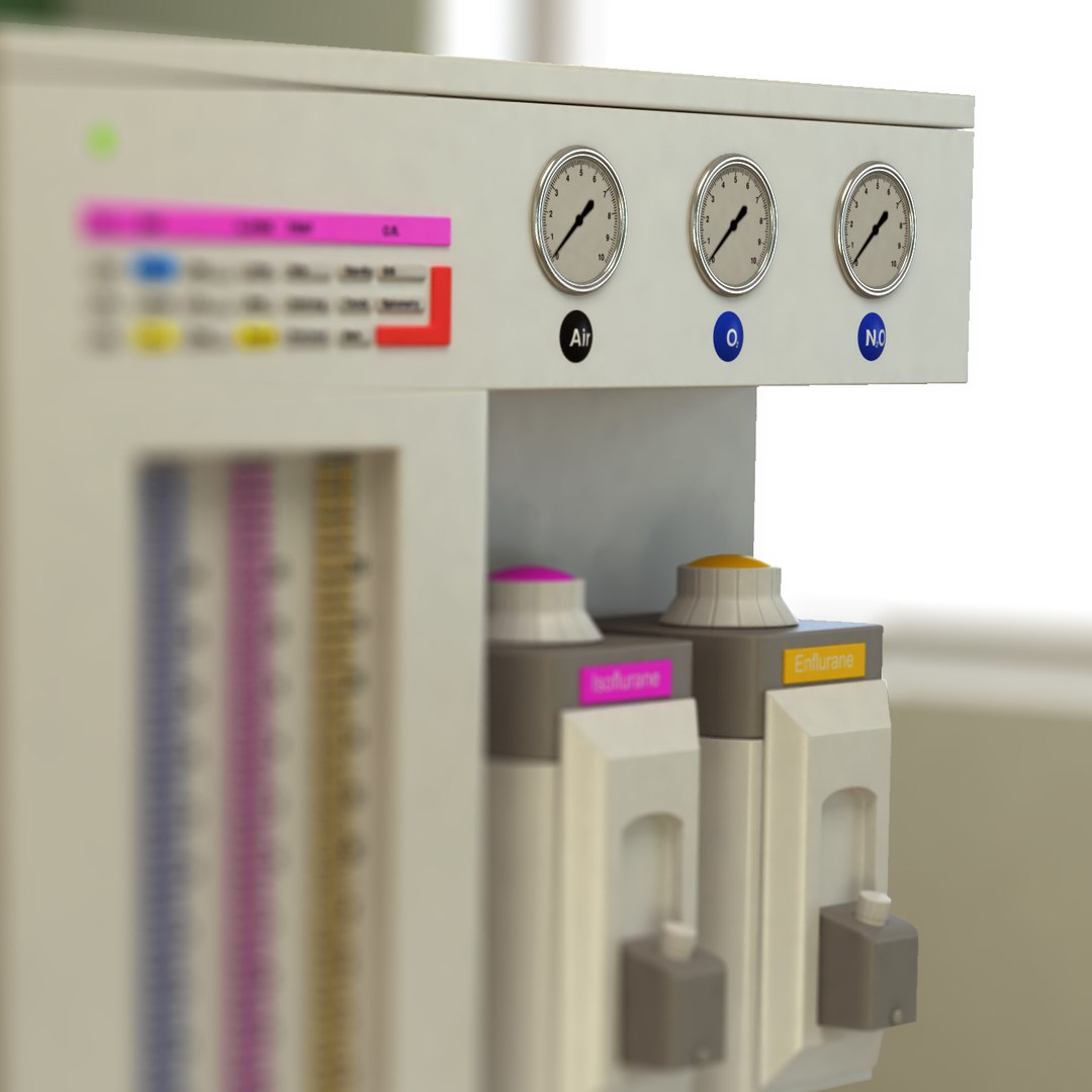 3d Model Anesthesia Machine