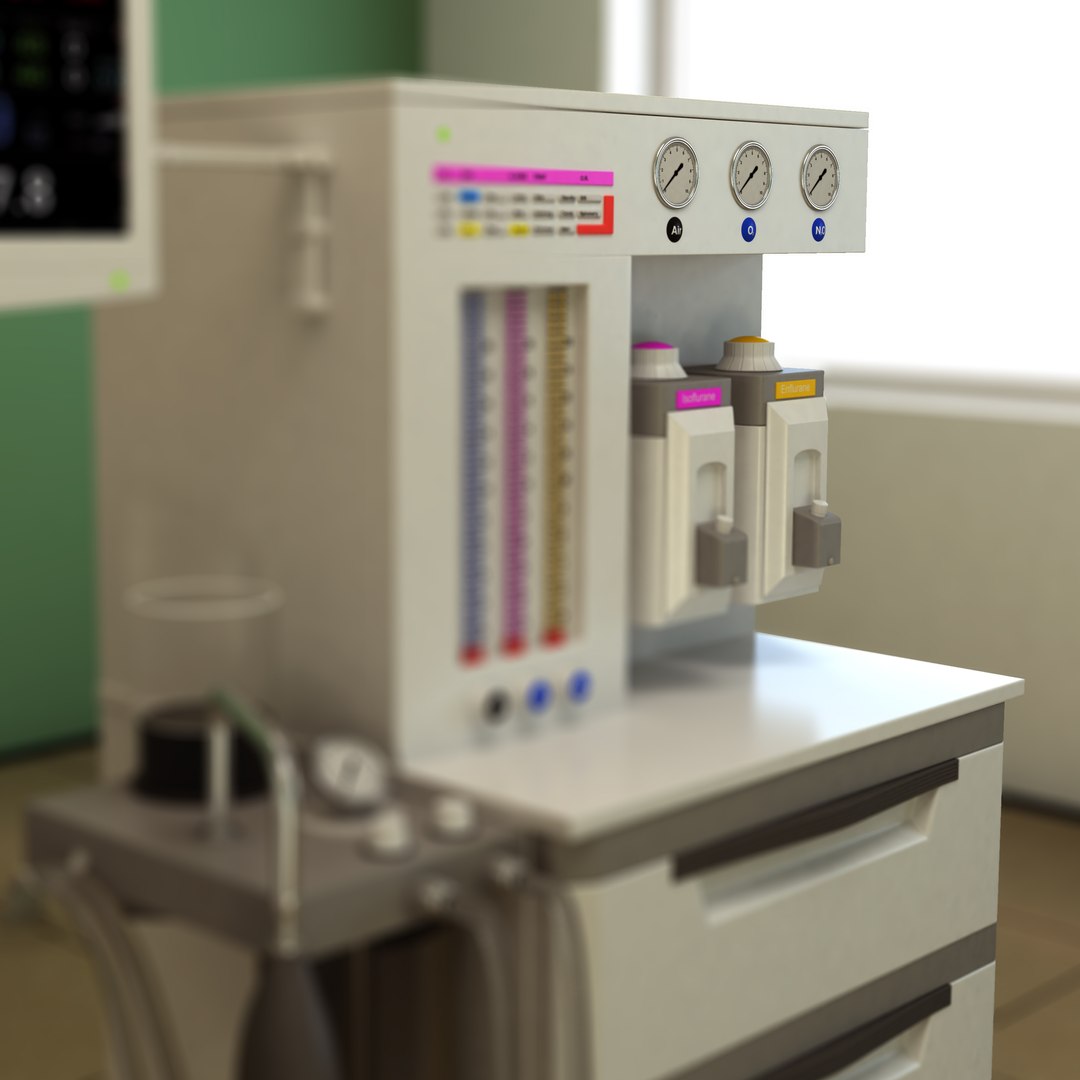 3d Model Anesthesia Machine