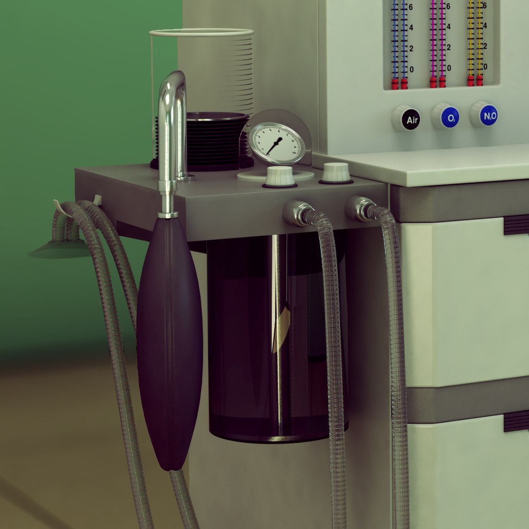 3d Model Anesthesia Machine