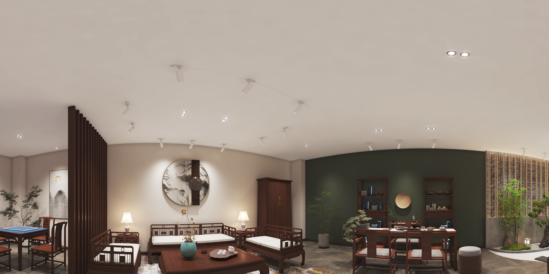 Panoramic Model of New Chinese Restaurant 3D 모델 - TurboSquid 2062613
