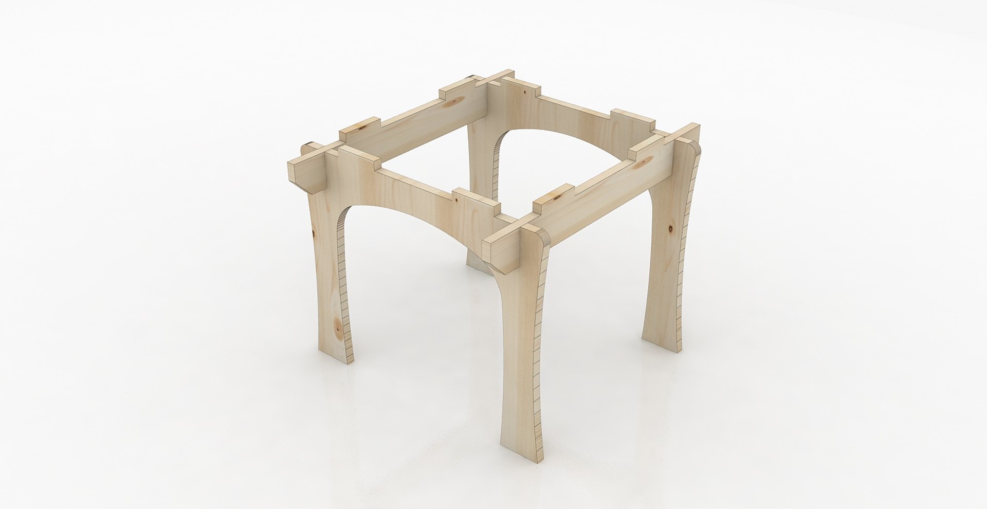 Table Chair Cnc 3D Model - TurboSquid 1678044