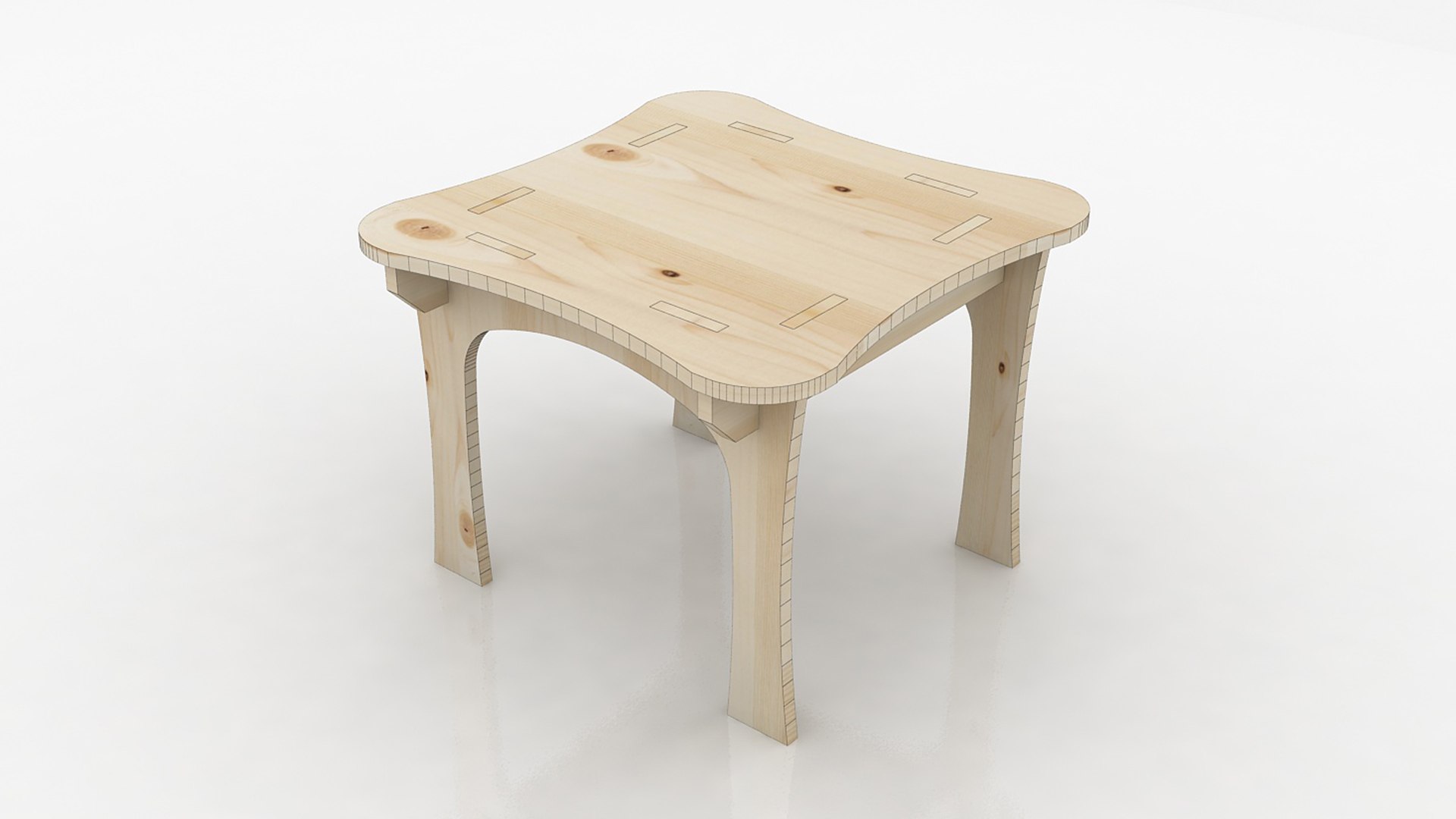 Table Chair Cnc 3D Model - TurboSquid 1678044