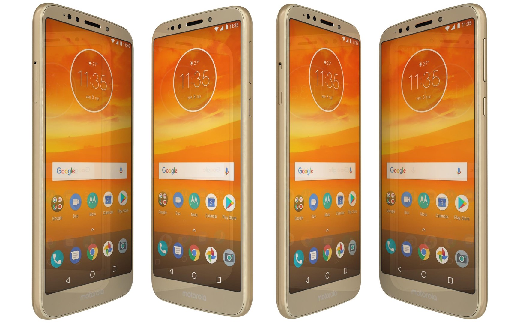 Motorola moto e5 colors 3D - TurboSquid 1313198