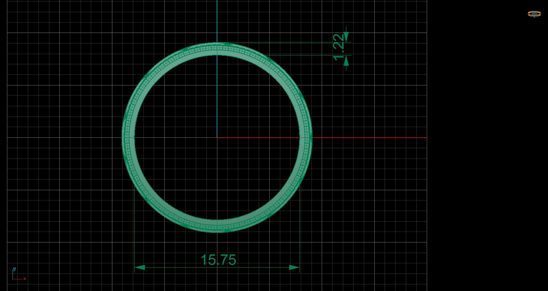 3D Ring with Romb Pattern model - TurboSquid 1842437