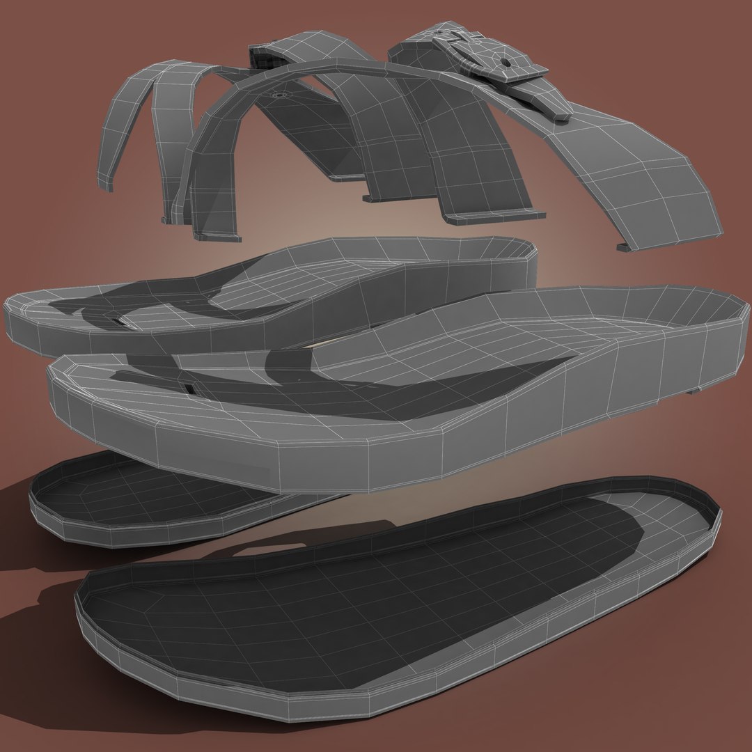 Teva Naot Sandal 3d Model