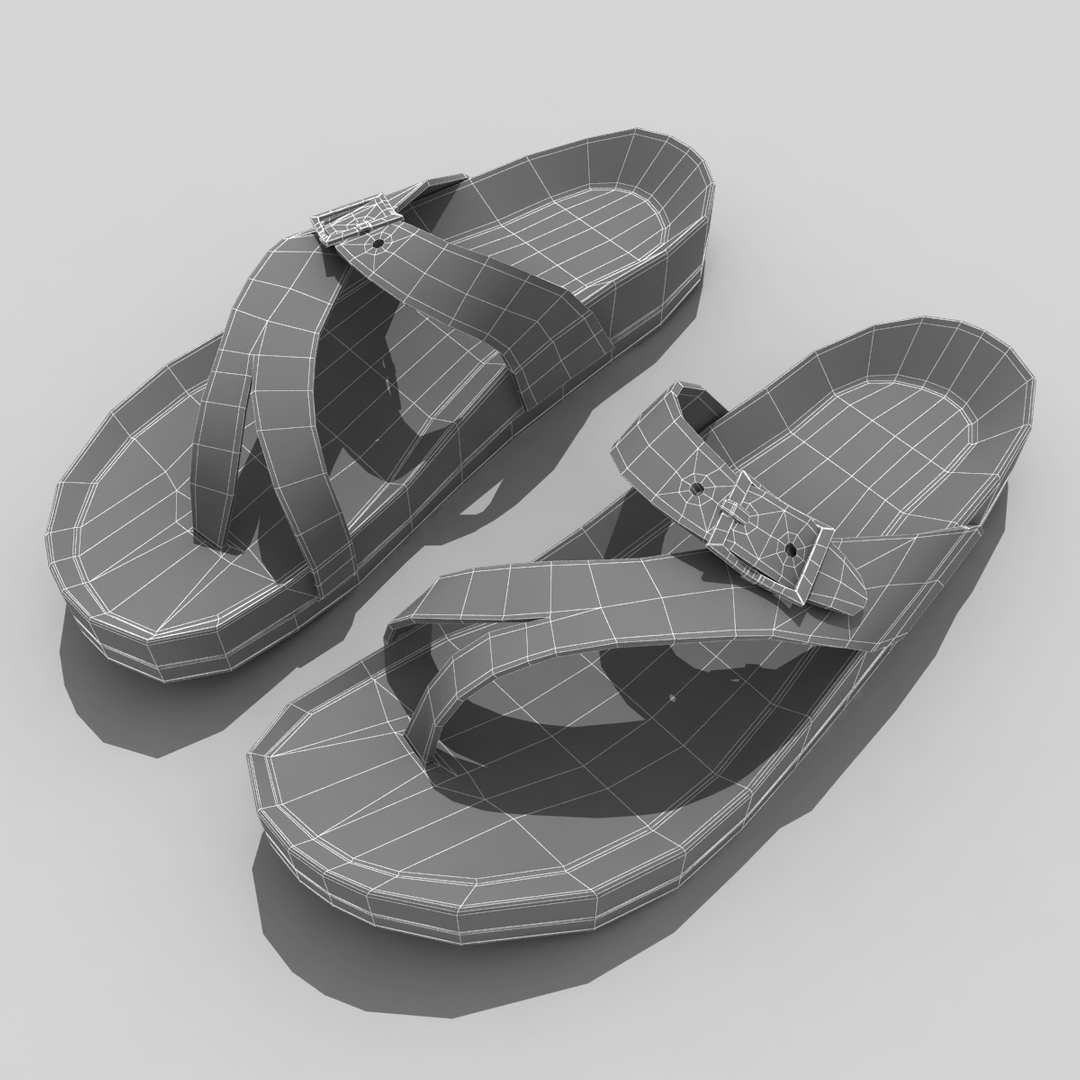 Teva Naot Sandal 3d Model