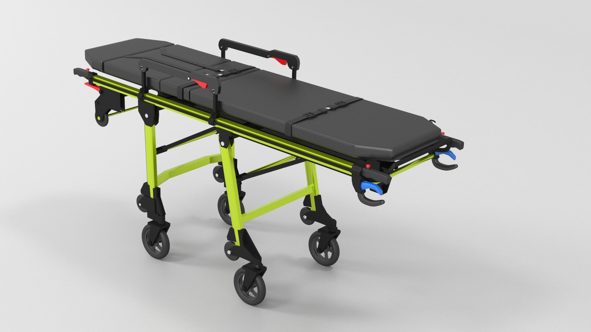 EMS Ambulance and Stretcher Collection 3D model - TurboSquid 1774712
