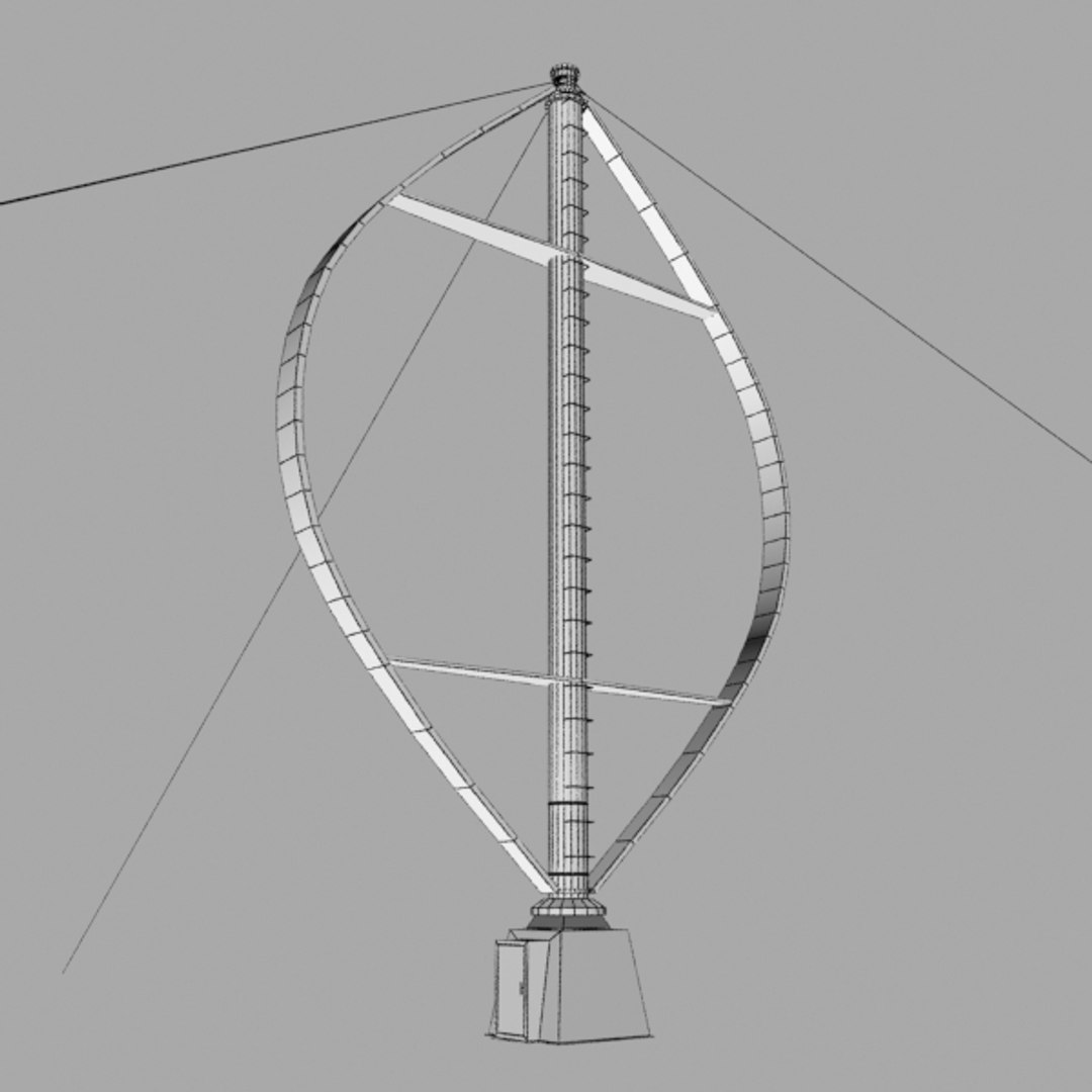 3d - Vertical Wind Turbine