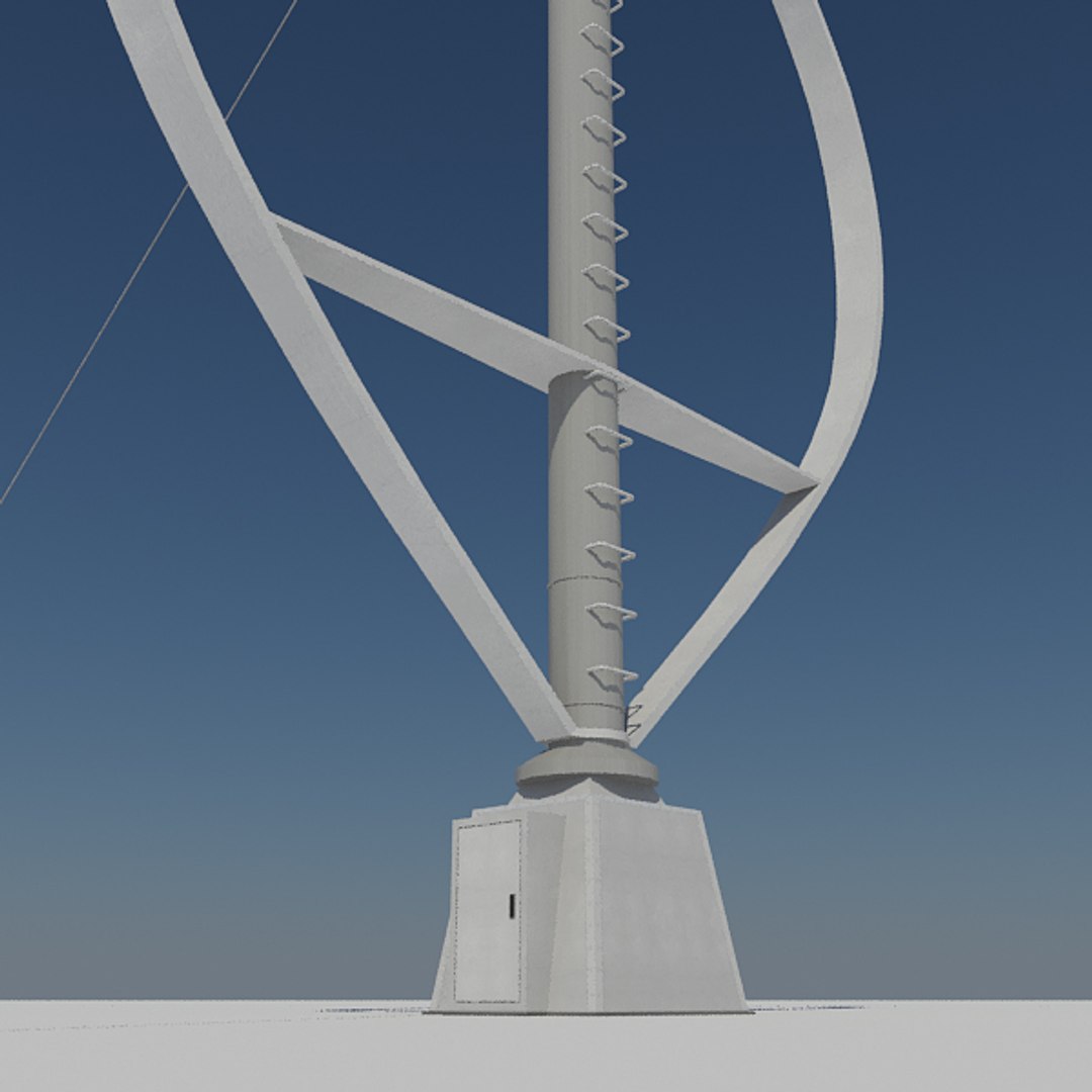 3d - Vertical Wind Turbine