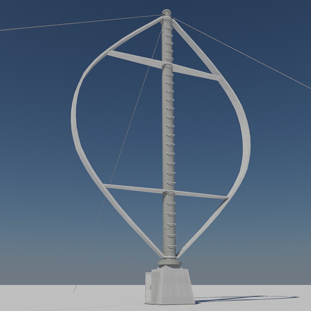 3d - Vertical Wind Turbine