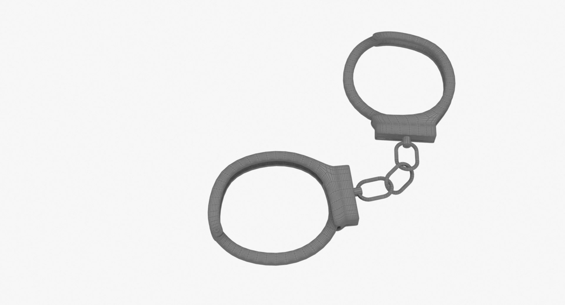 Handcuffs Prison Ball Chain 3D Model - TurboSquid 1378554