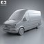 mercedes-benz sprinter panel 3d model