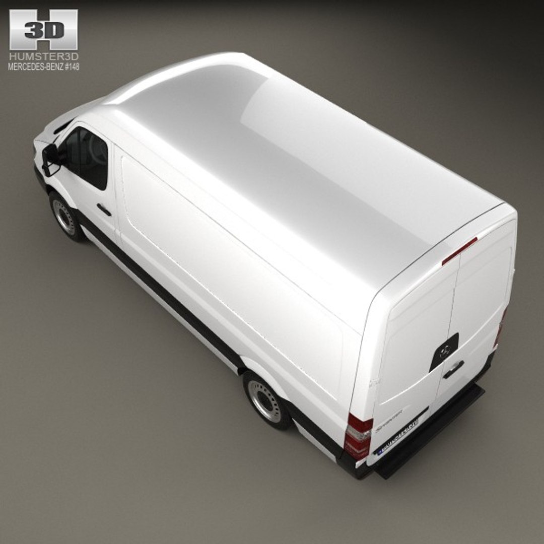 mercedes-benz sprinter panel 3d model
