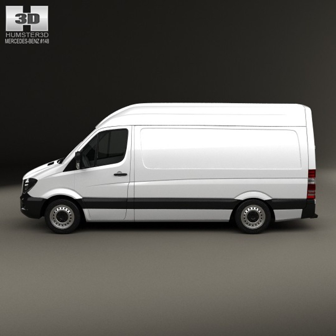 mercedes-benz sprinter panel 3d model