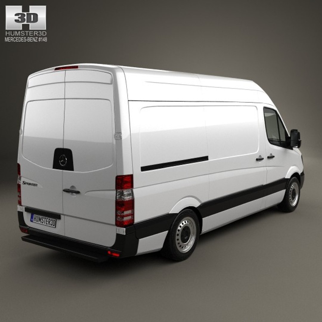 mercedes-benz sprinter panel 3d model