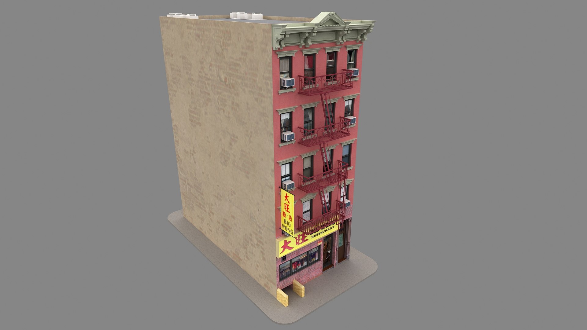 3D NYC New York City Building 06 Model - TurboSquid 1900985