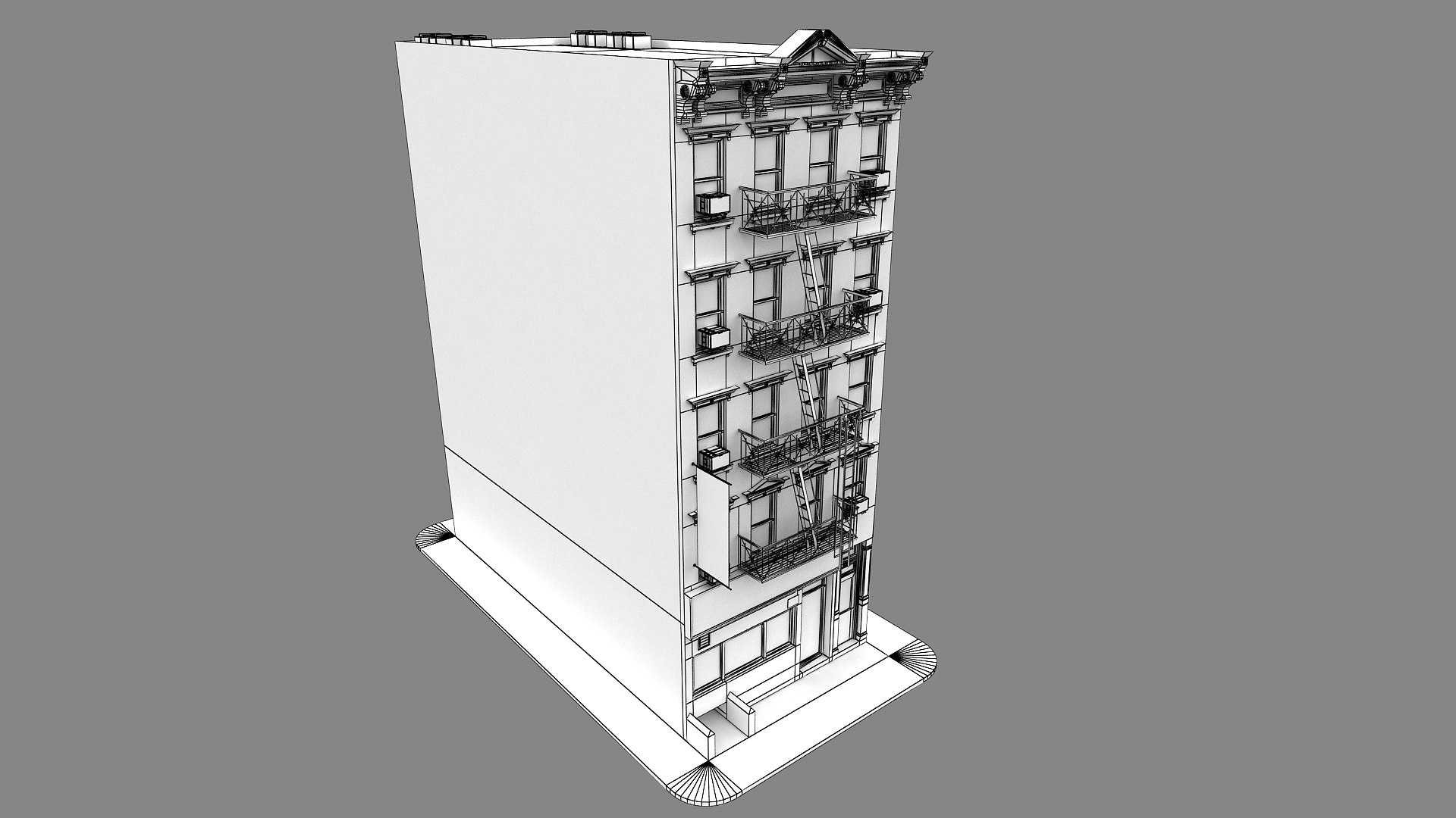 3D NYC New York City Building 06 Model - TurboSquid 1900985