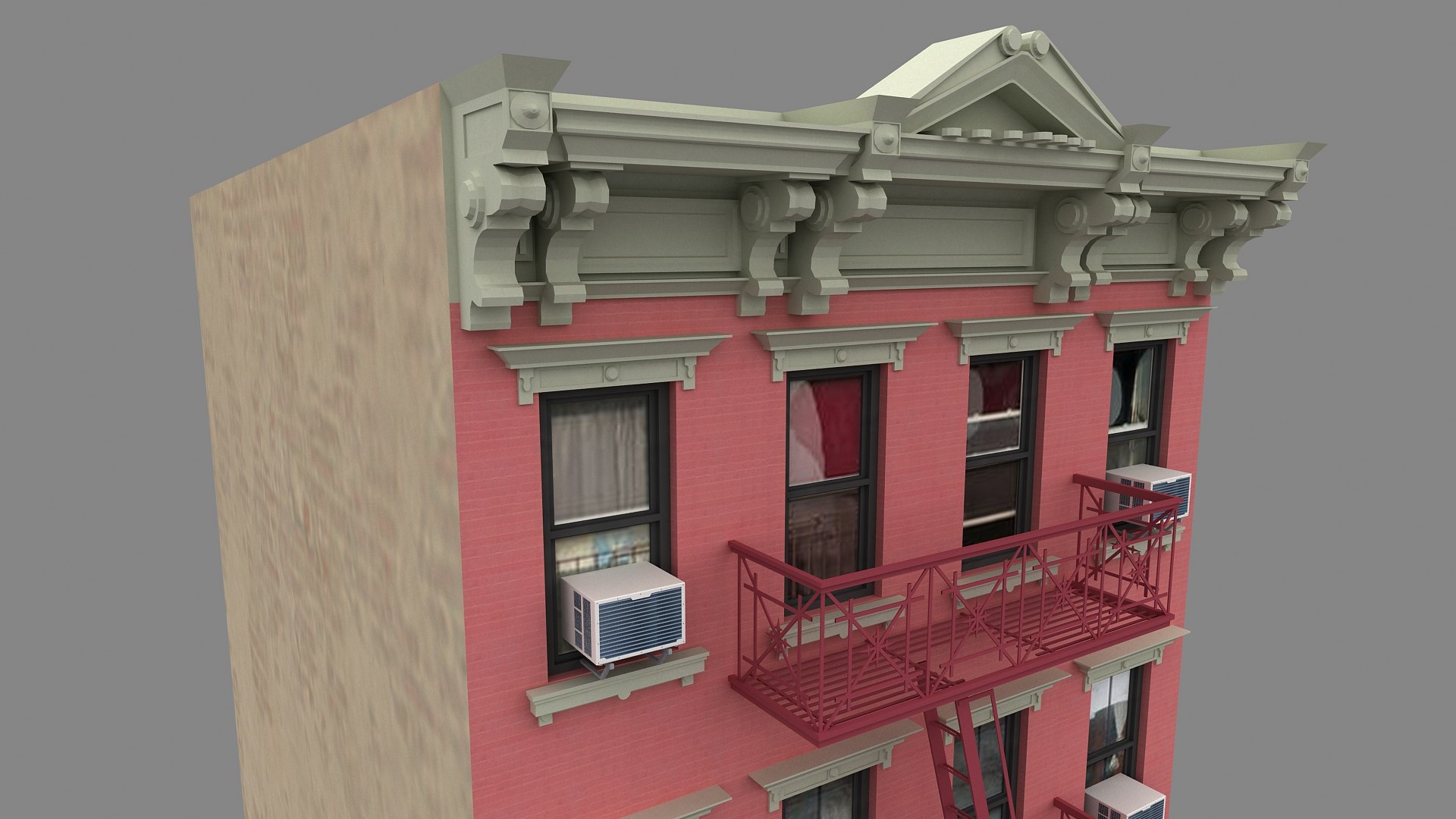 3D NYC New York City Building 06 Model - TurboSquid 1900985