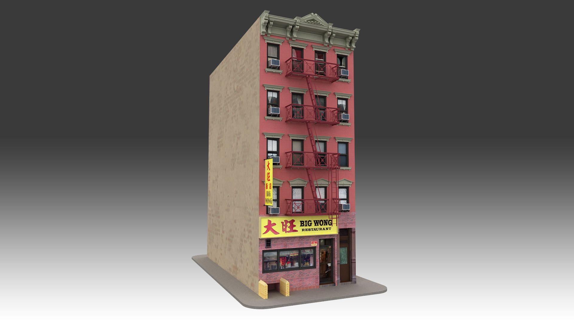 3D NYC New York City Building 06 Model - TurboSquid 1900985