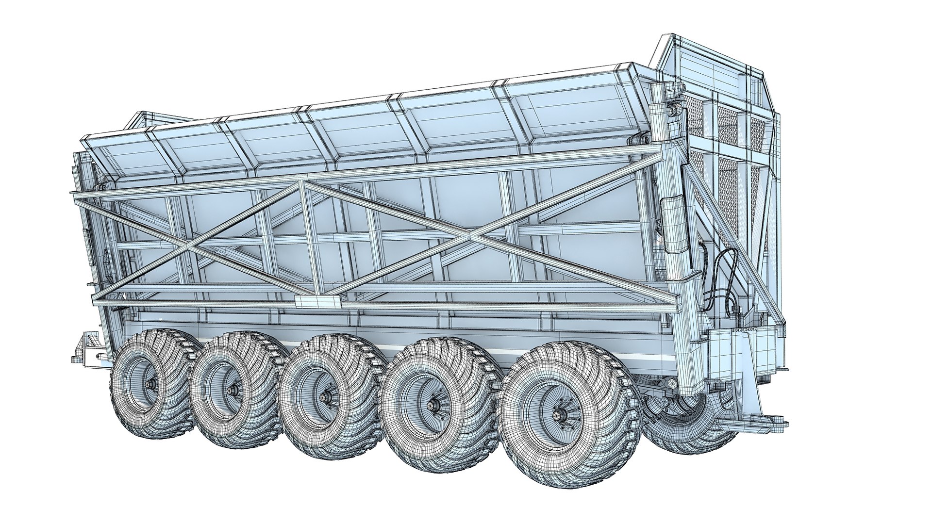 Cane Transfer Trailer Model - TurboSquid 1797185