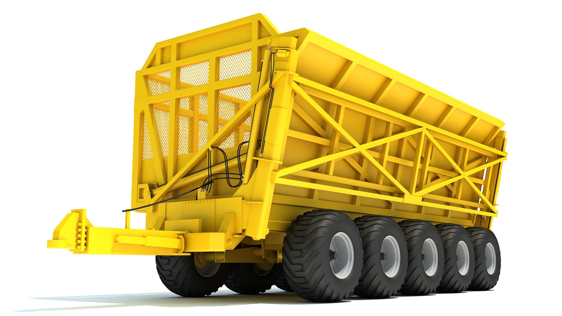 Cane Transfer Trailer Model - TurboSquid 1797185