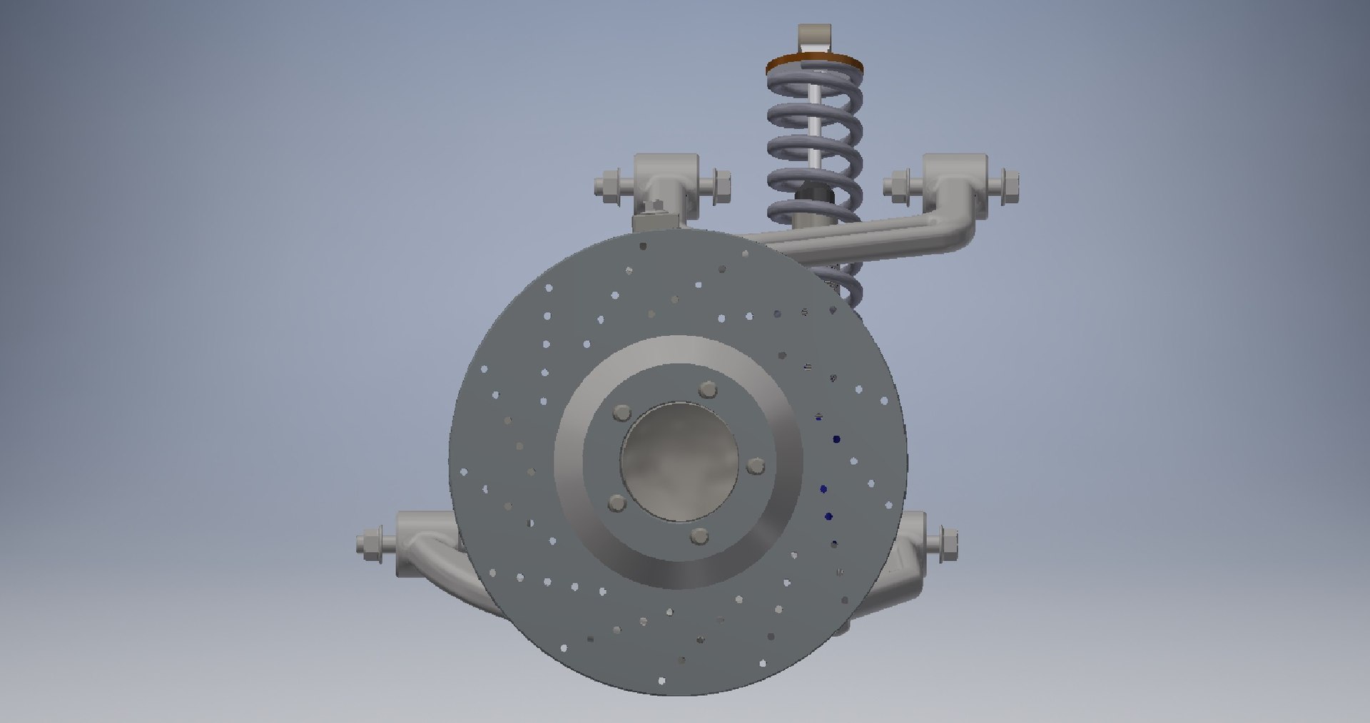 3D Front Double Wishbone Suspension Model - TurboSquid 2211777