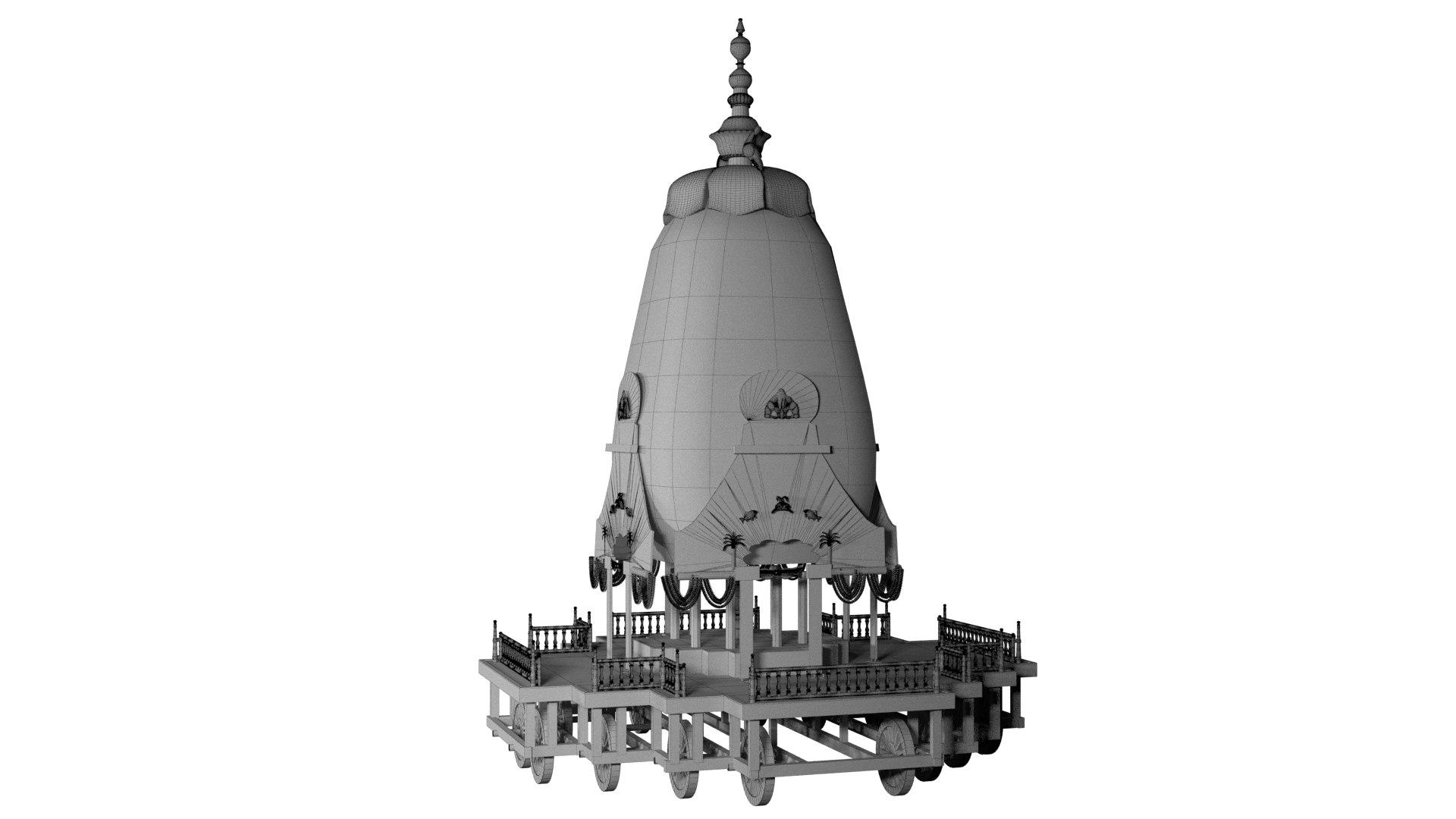 3D Jagannath Rath Model - TurboSquid 1551492