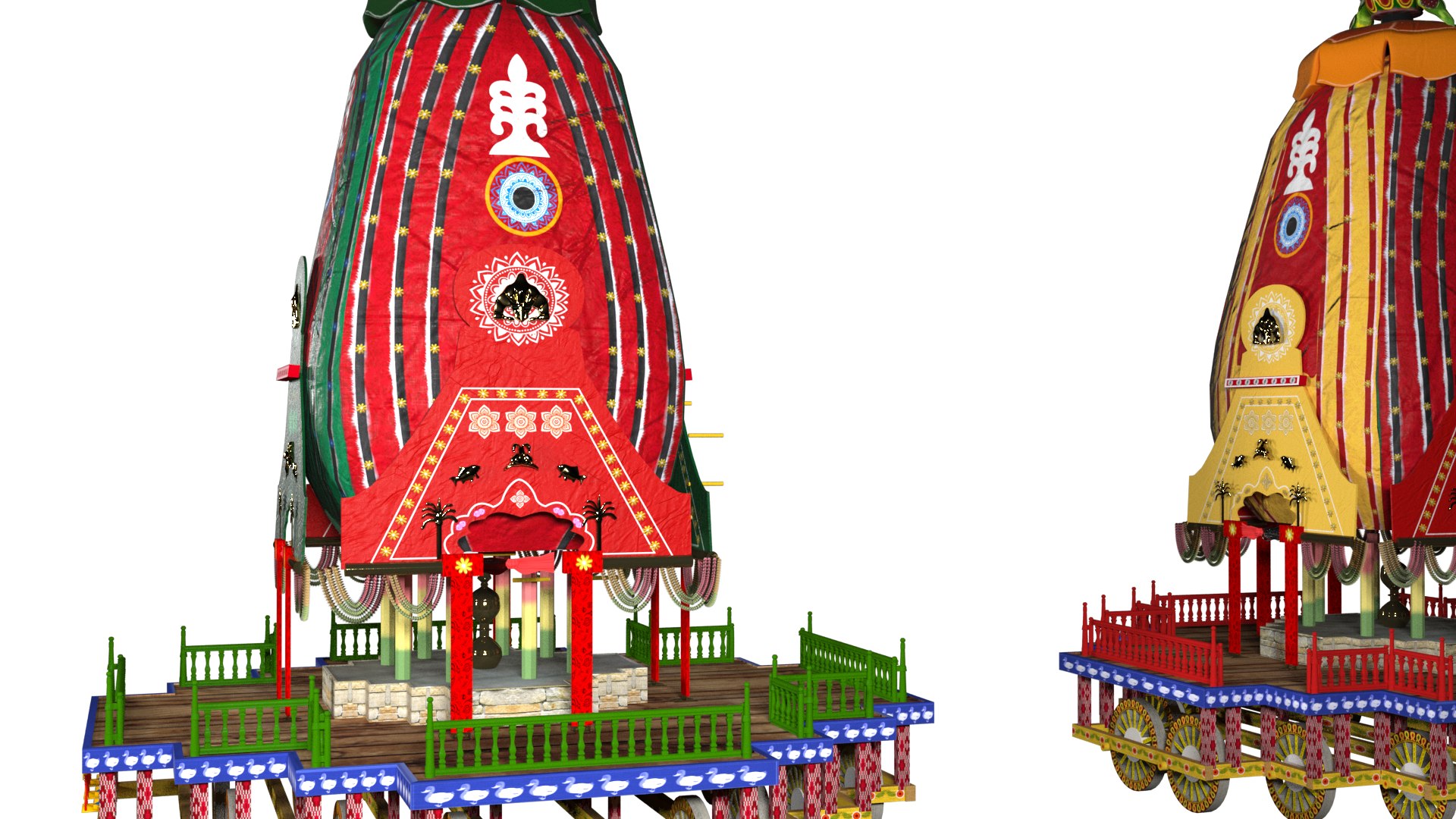 3D Jagannath Rath Model - TurboSquid 1551492