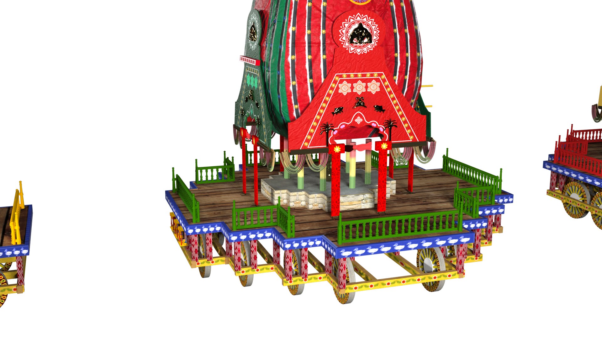 3D Jagannath Rath Model - TurboSquid 1551492