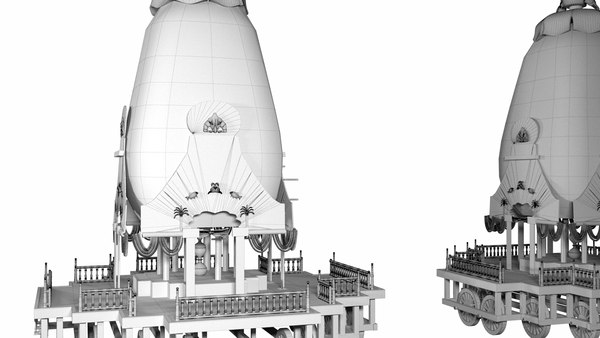3D jagannath rath model - TurboSquid 1551492