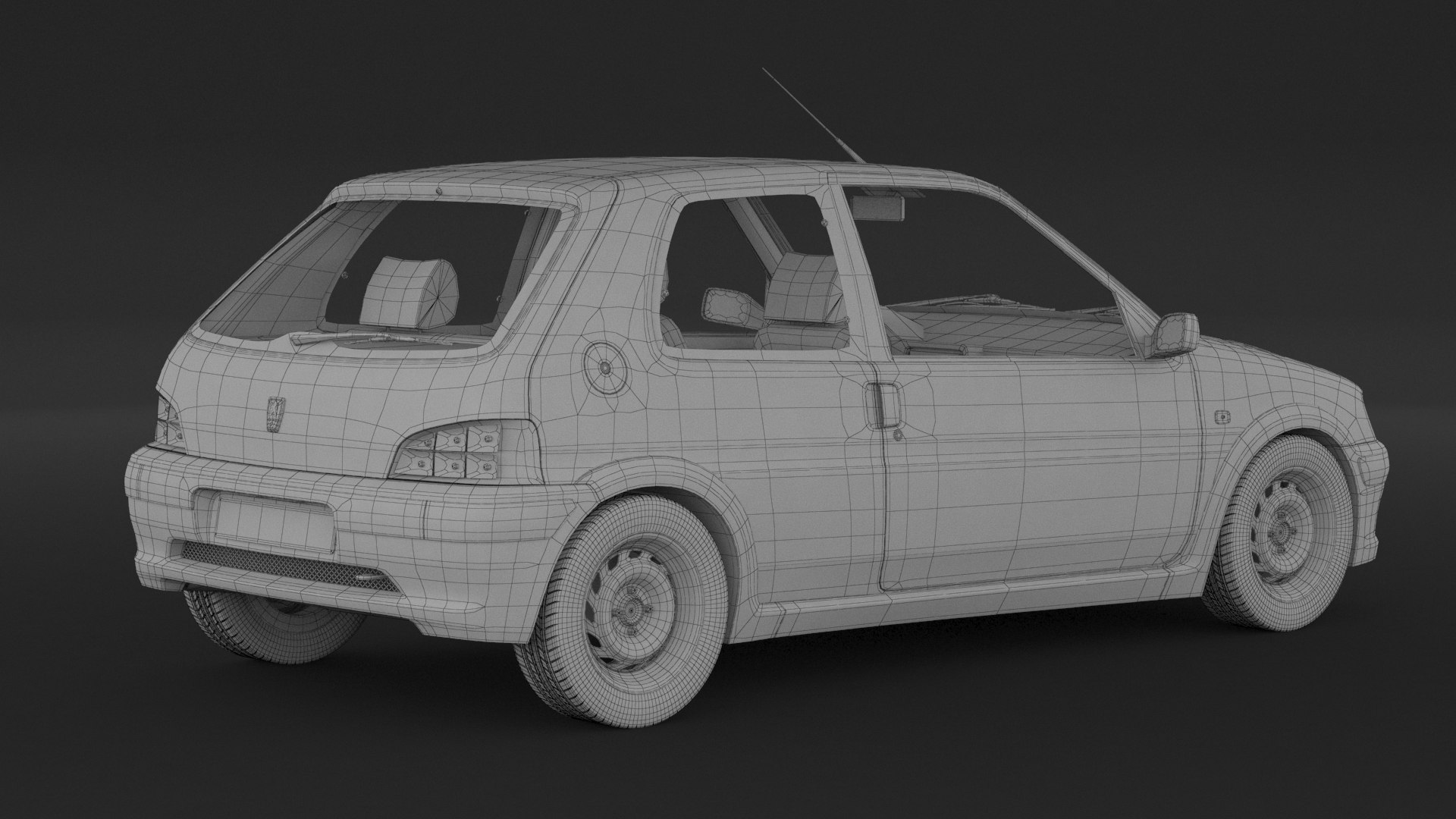 106 Rallye Peugeot 3D Model - TurboSquid 1354731