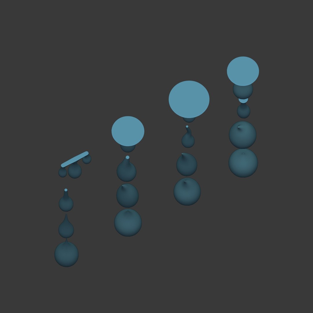 Drops Splashes And Paint Pack 3D Model - TurboSquid 1728009