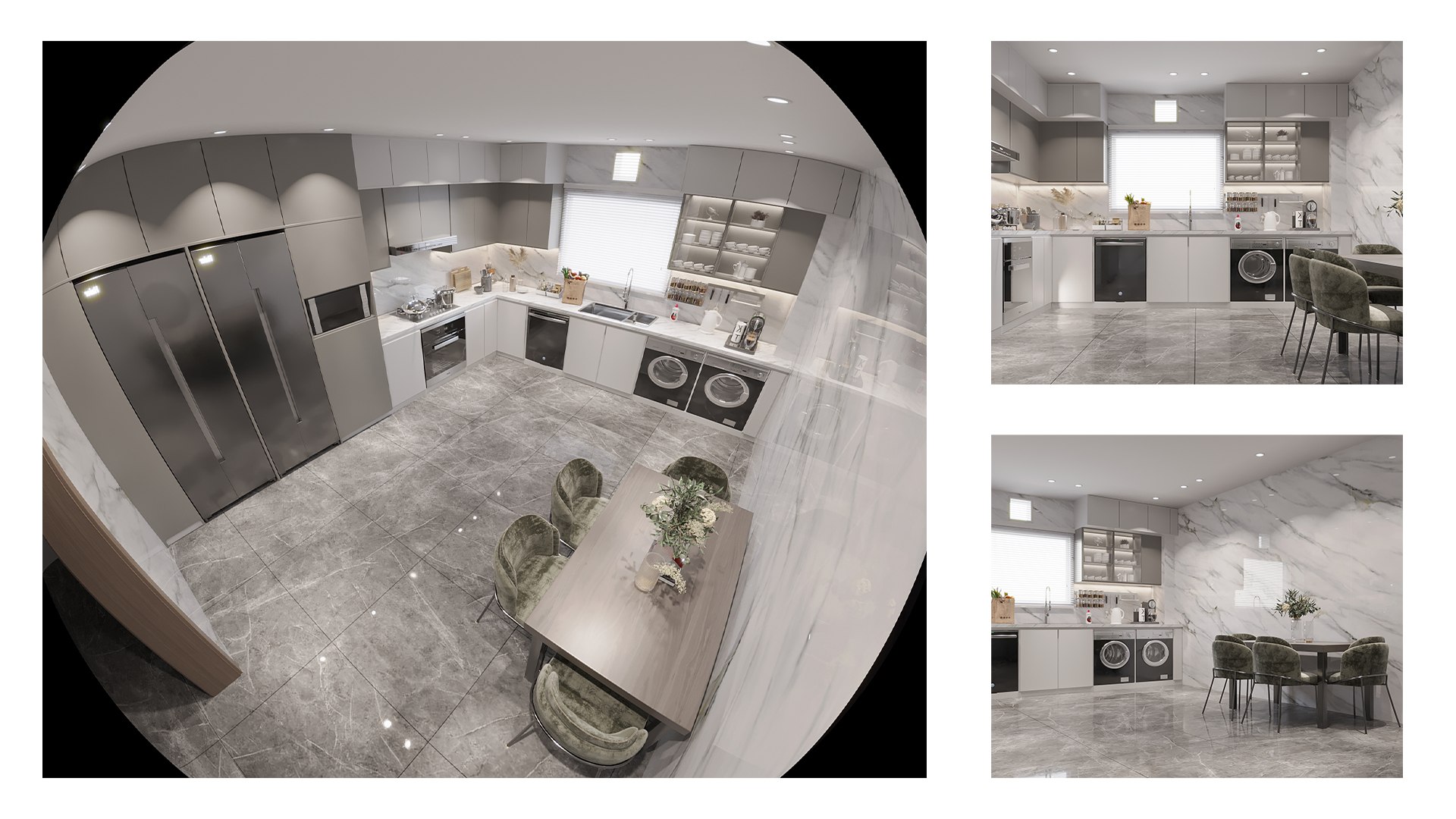 3D Modern Kitchen - TurboSquid 2278347
