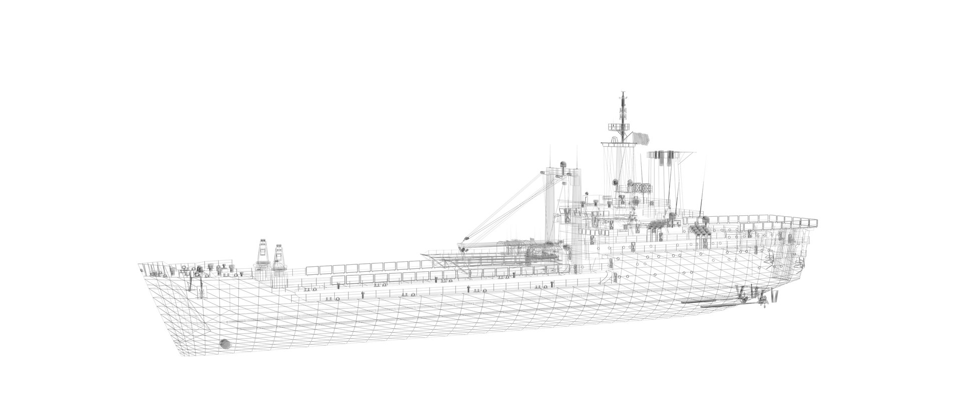 Round Table Class LSH - HMAS Tobruk Model - TurboSquid 2039776
