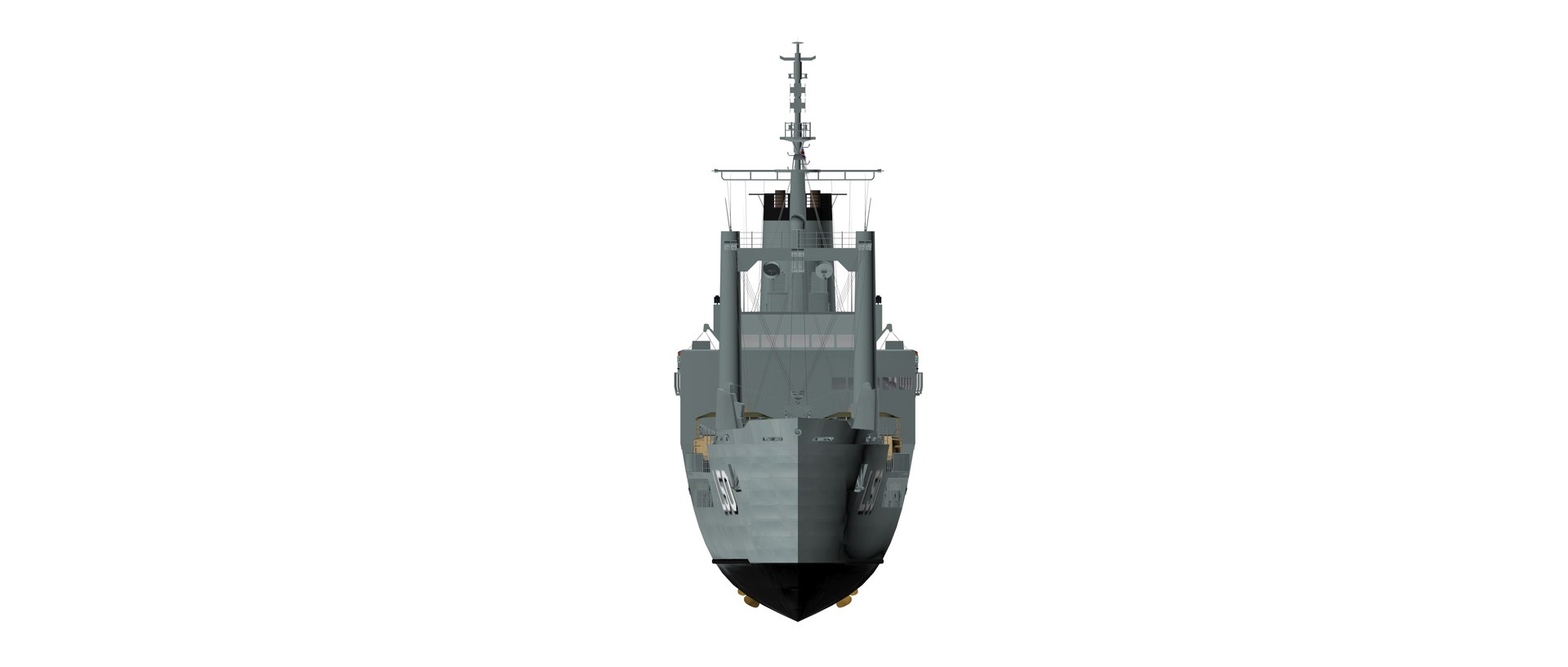 Round Table Class LSH - HMAS Tobruk Model - TurboSquid 2039776