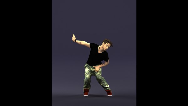 modelo 3d Mad Dancer Man 0430 - TurboSquid 1649740